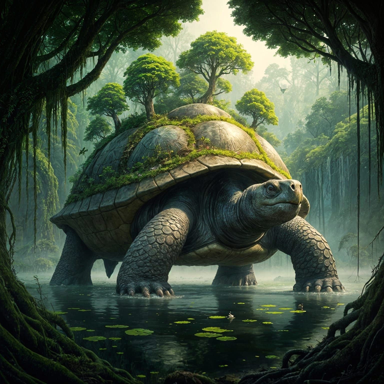 Nature's mobile eco-park 🐢🌿 - Ancient Turtle Sanctuary in ...