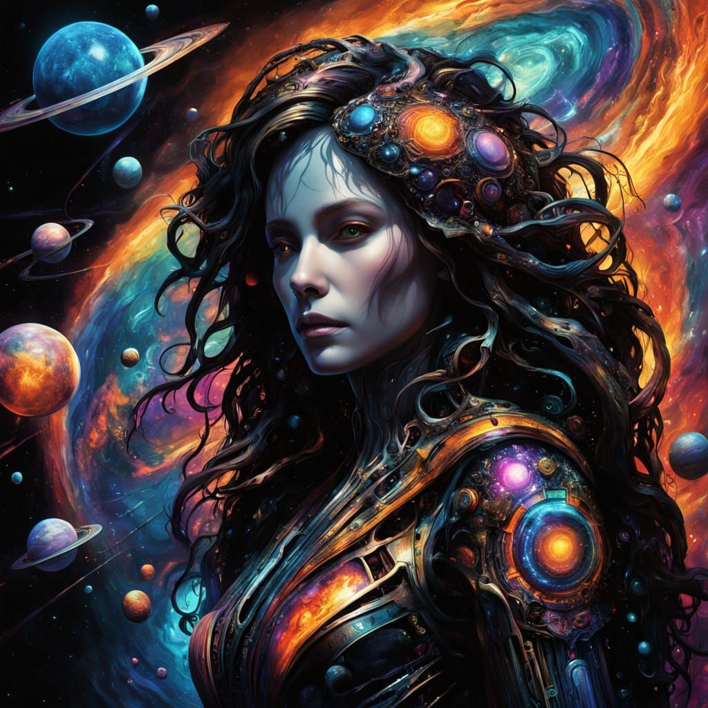 inner and outer cosmos - Cosmic Entity at the Threshold of E...