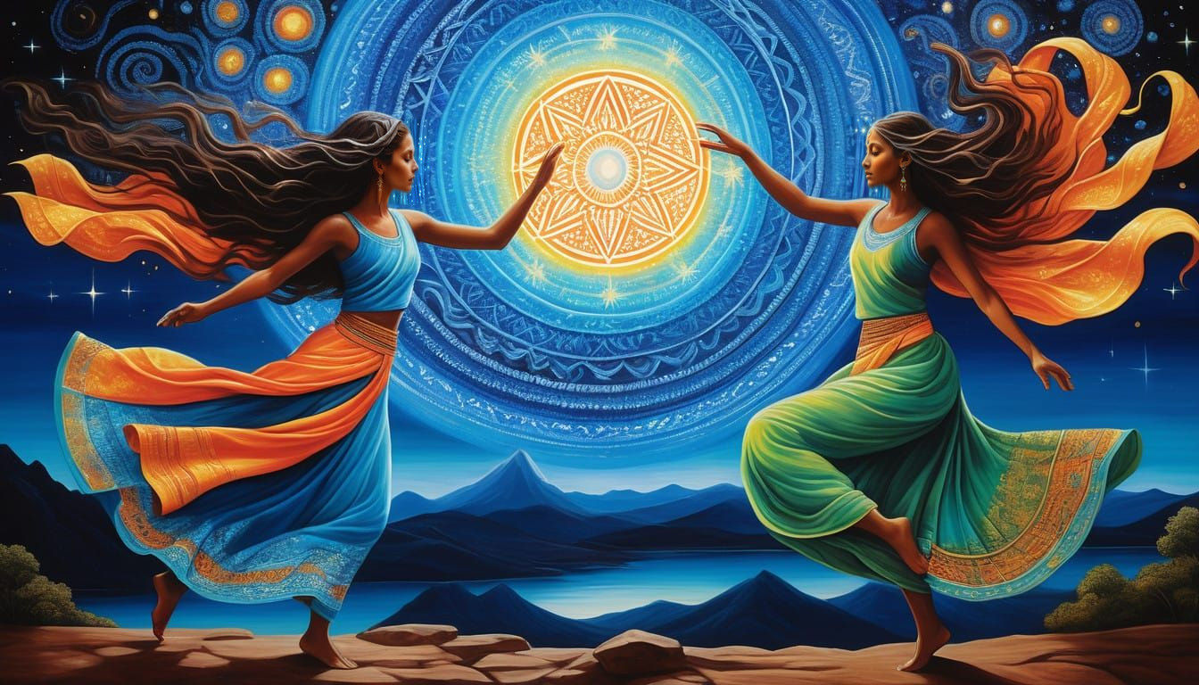 Starlight medicine weavers crafting healing frequencies