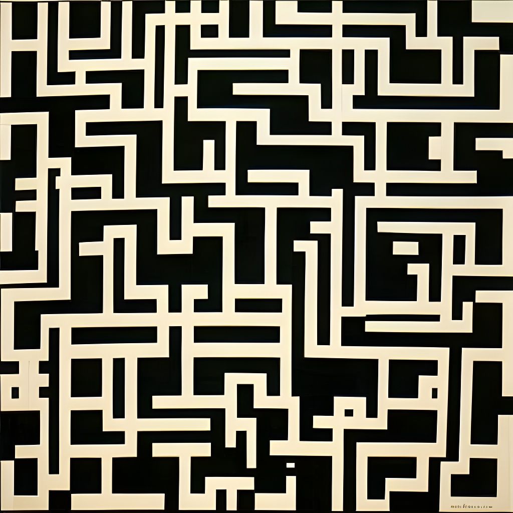 Random maze - AI Generated Artwork - NightCafe Creator