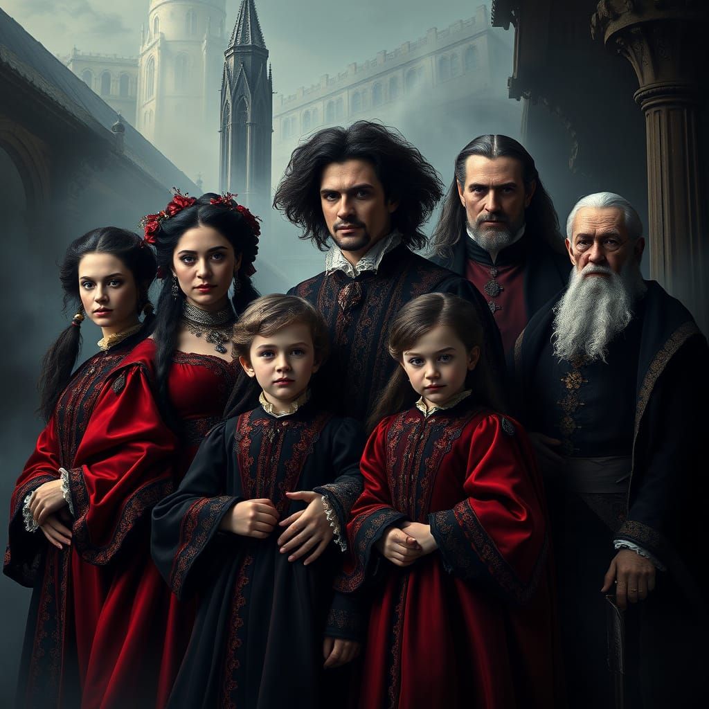 House Delcy, the Dukes of Nardace - Elegant Nobles in Gothic...