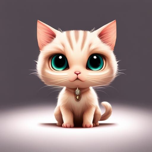 Cute cat - AI Generated Artwork - NightCafe Creator