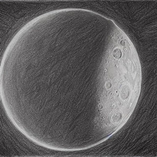 Flat moon theory - AI Generated Artwork - NightCafe Creator