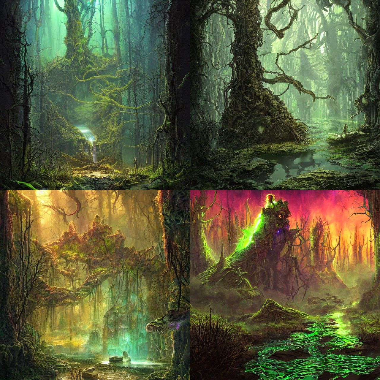 sci-fi fantasy bog - AI Generated Artwork - NightCafe Creator