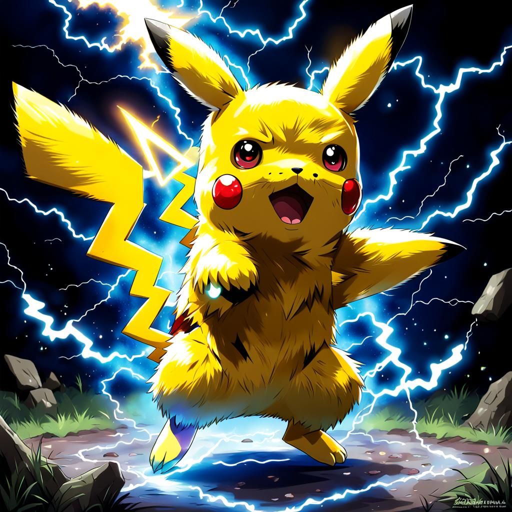 Bad Pikachu - AI Generated Artwork - NightCafe Creator