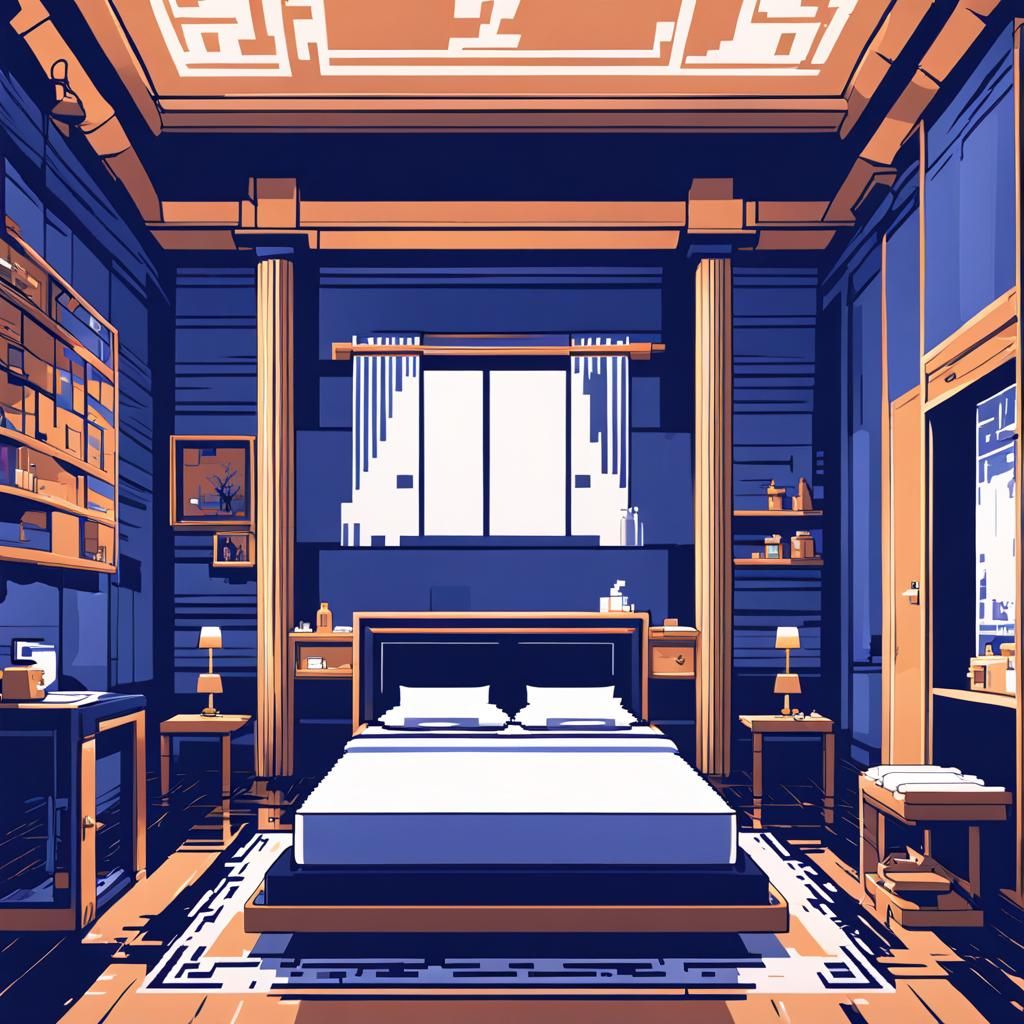 8 bit pixel bedroom - Oh really mate? - AI Generated Artwork - NightCafe Creator