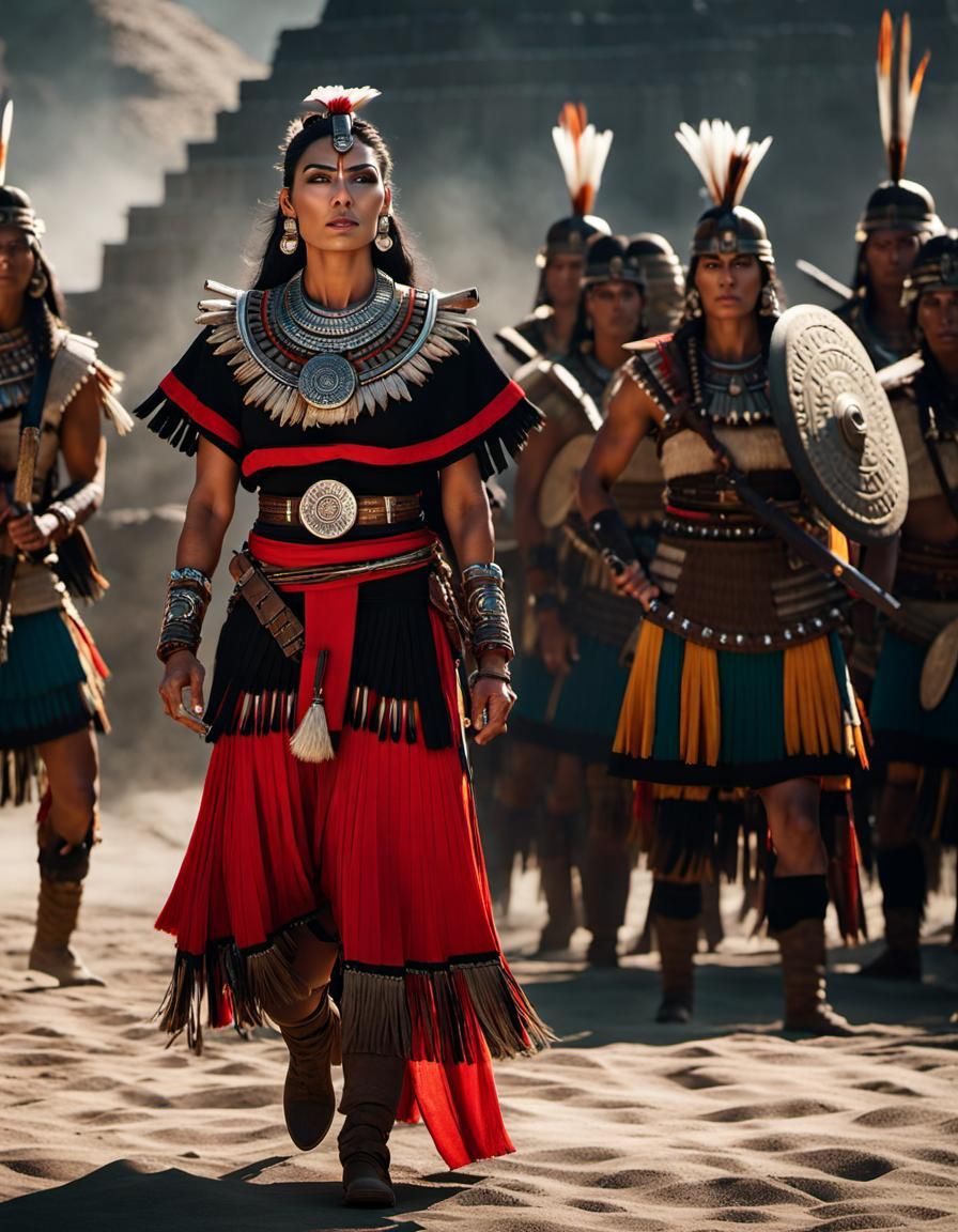 Aztec Princess #78 Master & Commander - AI Generated Artwork ...