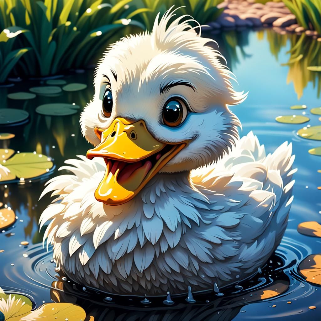 Duckie 💖 - AI Generated Artwork - NightCafe Creator