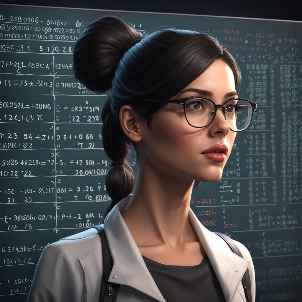 Math teacher - AI Generated Artwork - NightCafe Creator