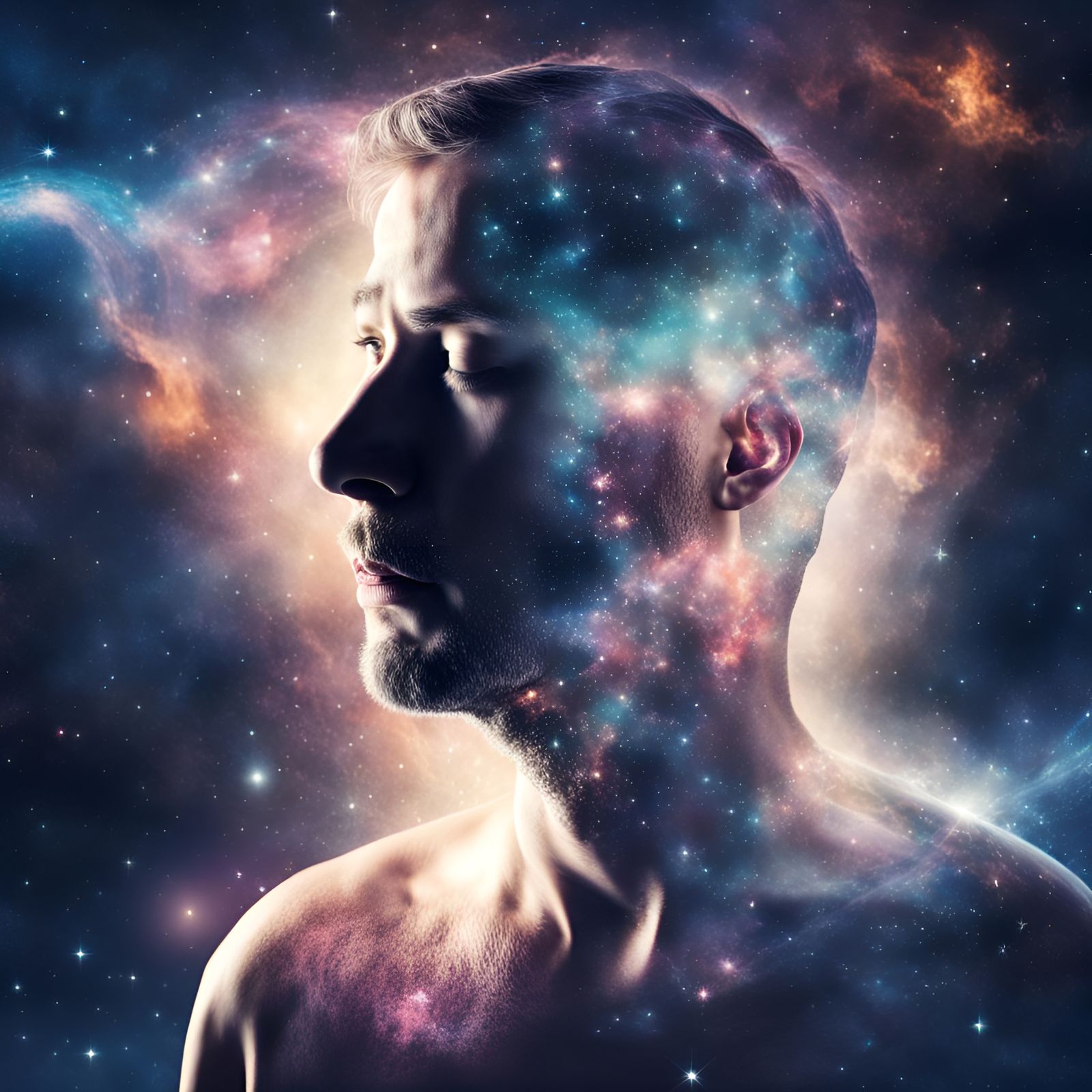 the mesmerized man - AI Generated Artwork - NightCafe Creator