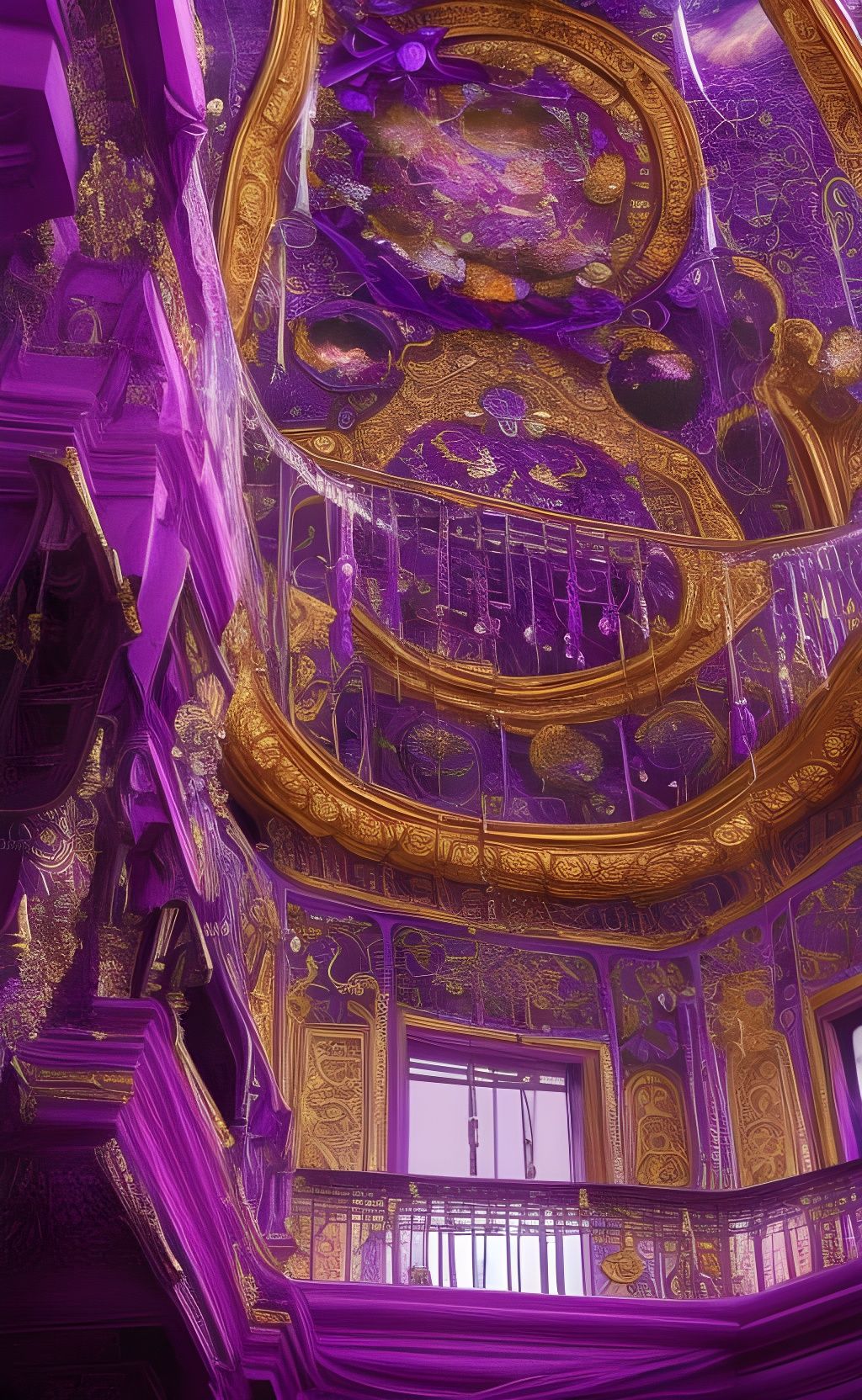 Purple palace - AI Generated Artwork - NightCafe Creator