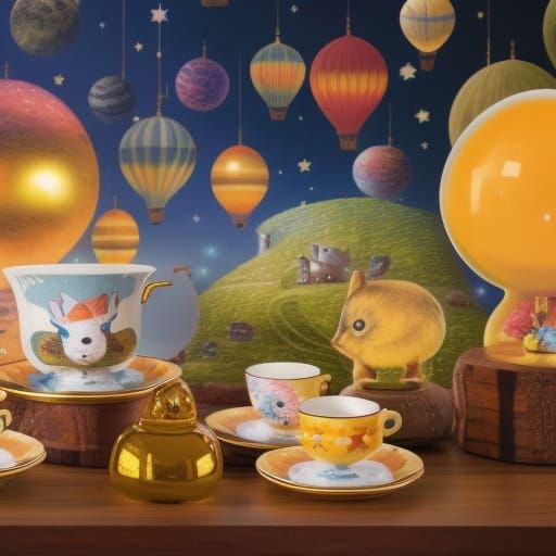 NightCafe Whimsy Wall - AI Generated Artwork - NightCafe Creator