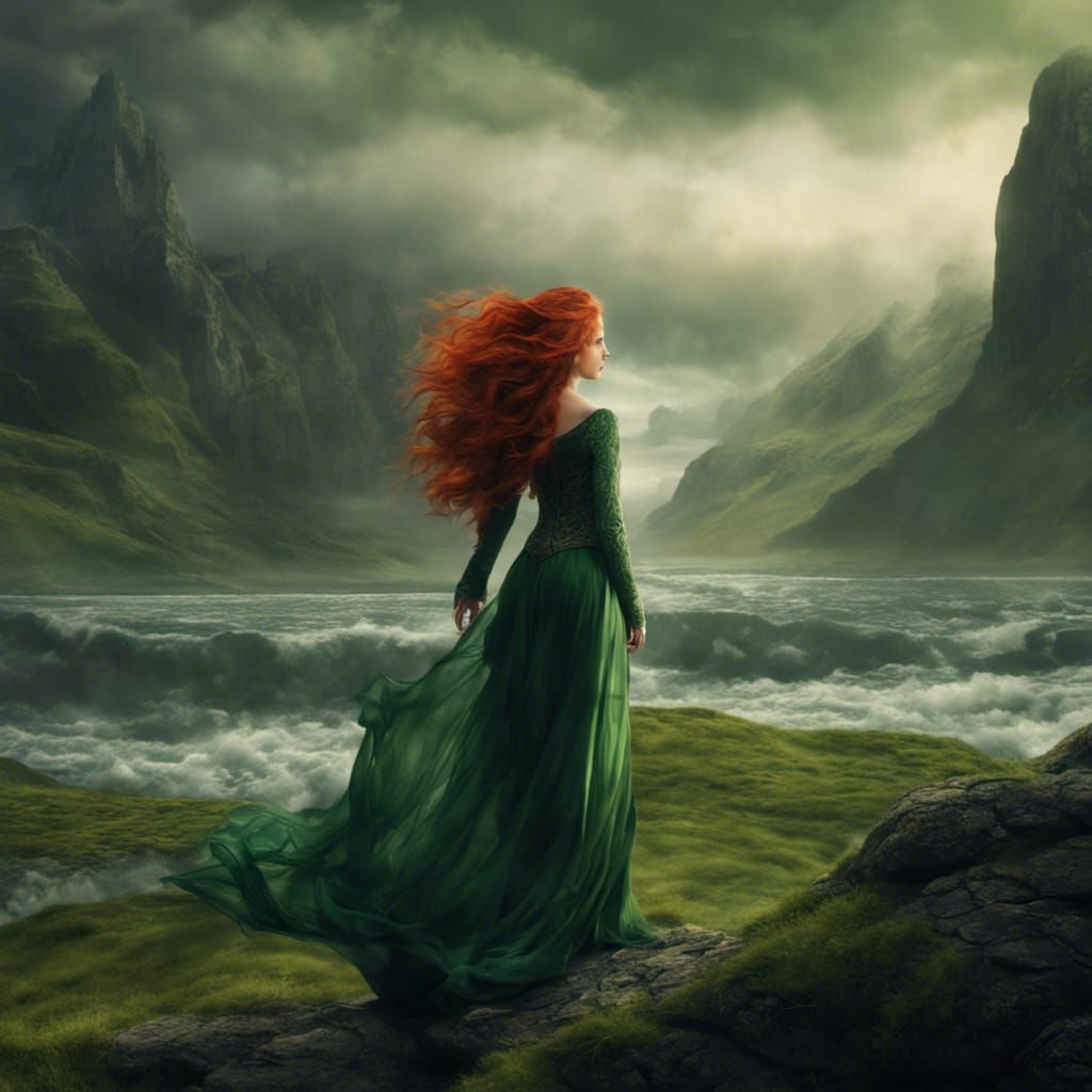 Datura the healer by the sea - AI Generated Artwork - NightCafe Creator