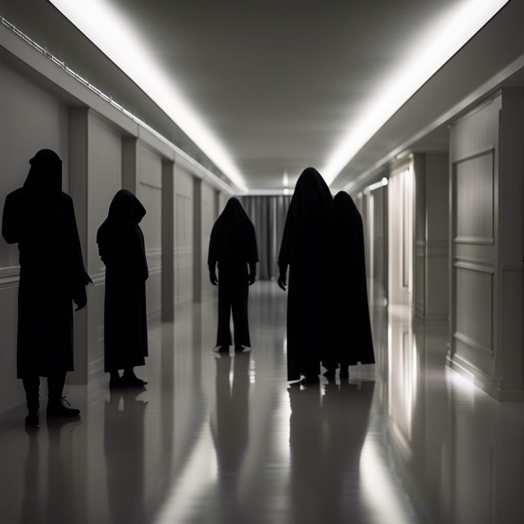 shadowy figures - AI Generated Artwork - NightCafe Creator