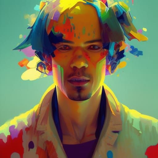 Color Man - AI Generated Artwork - NightCafe Creator