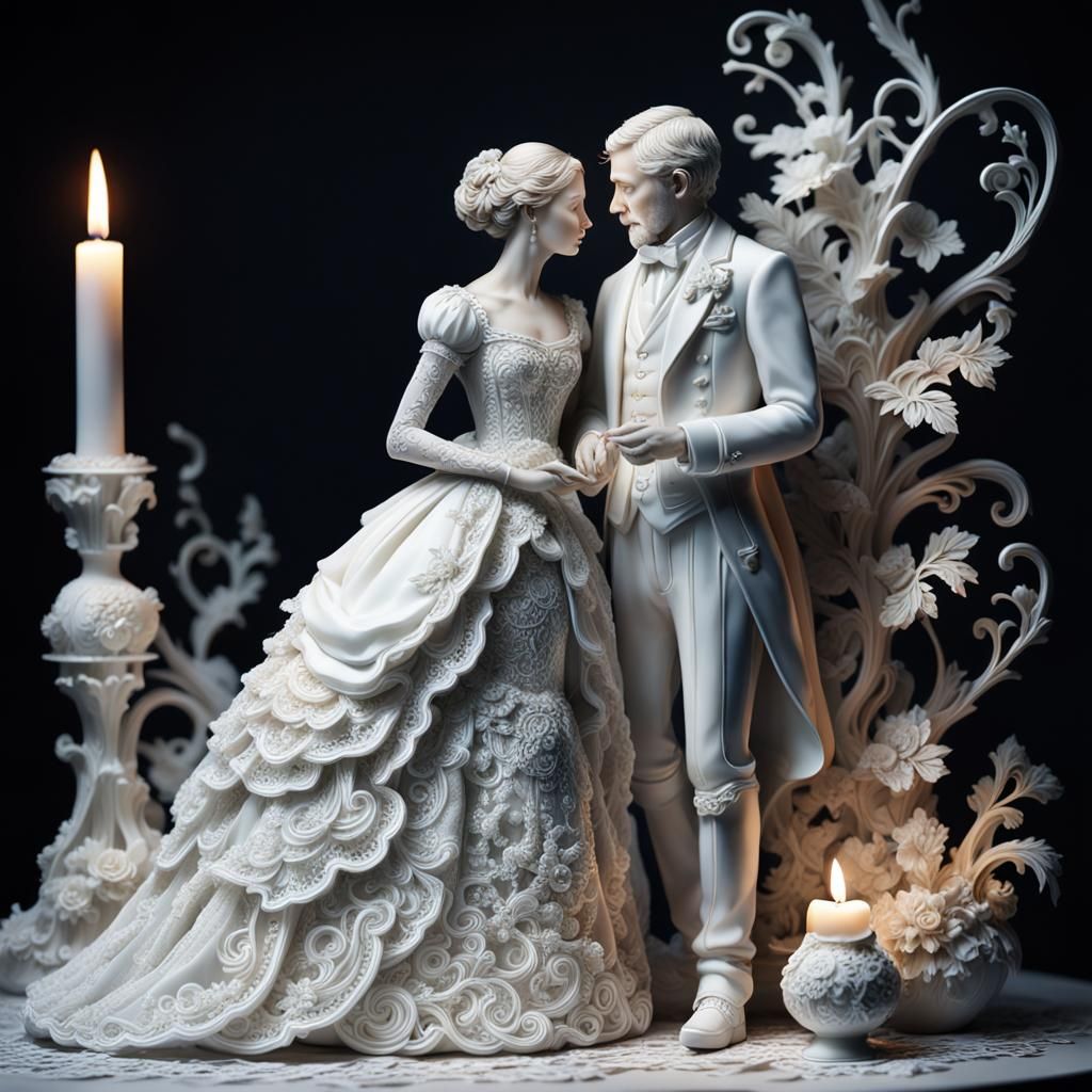 Wedding couple - AI Generated Artwork - NightCafe Creator