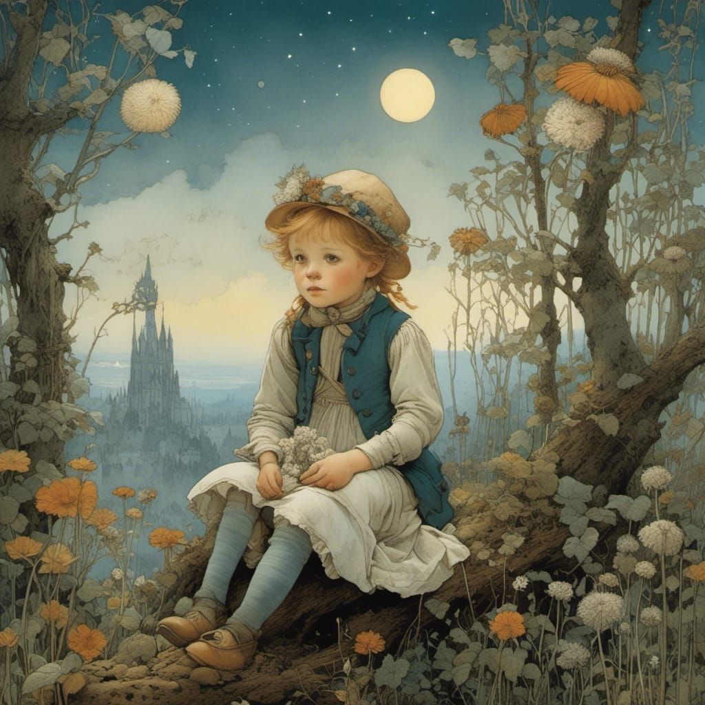 the little dreamer, by Margarete Petersen, Caspar David Friedrich and ...