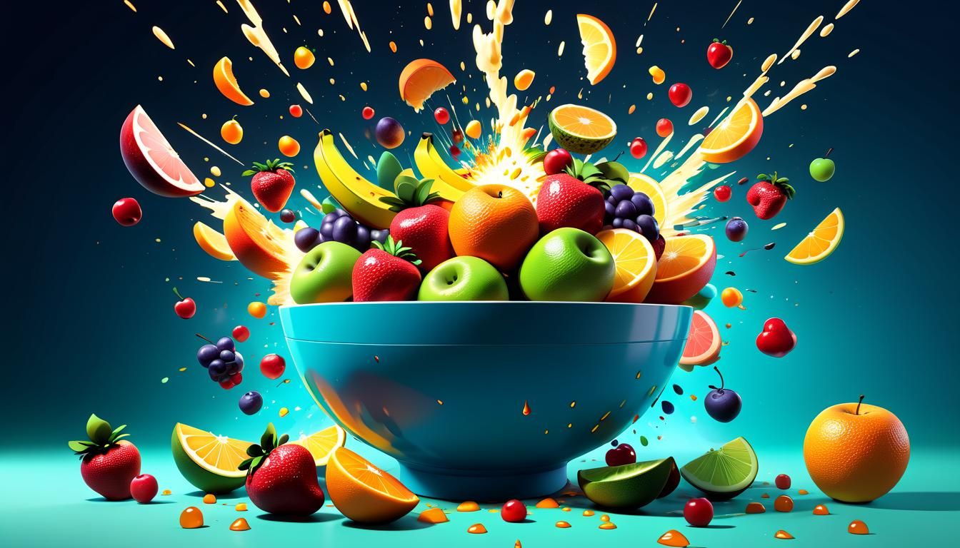 An explosion of flavour - AI Generated Artwork - NightCafe Creator