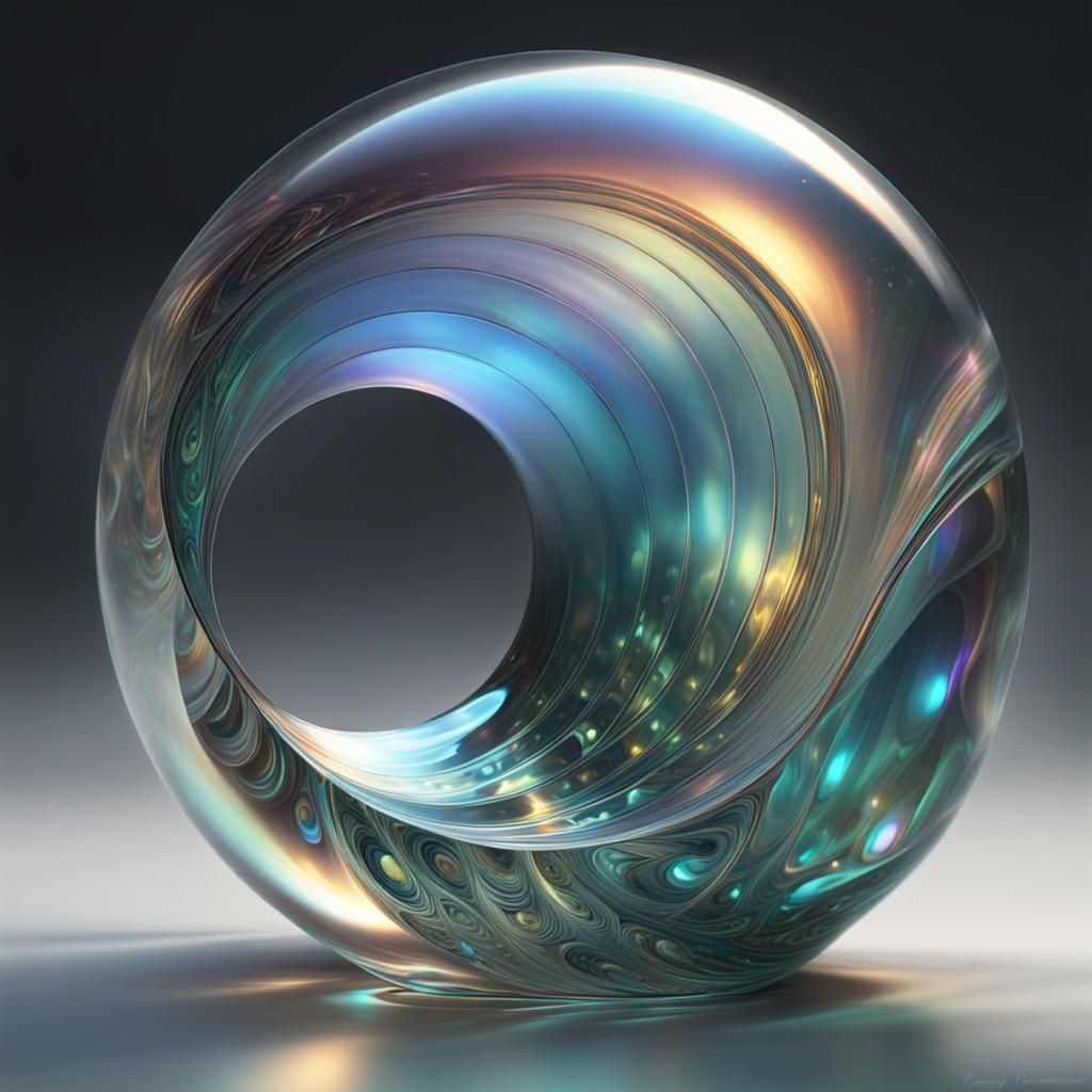 punk glass, illusion on the theme of magic, the essence of the light ...