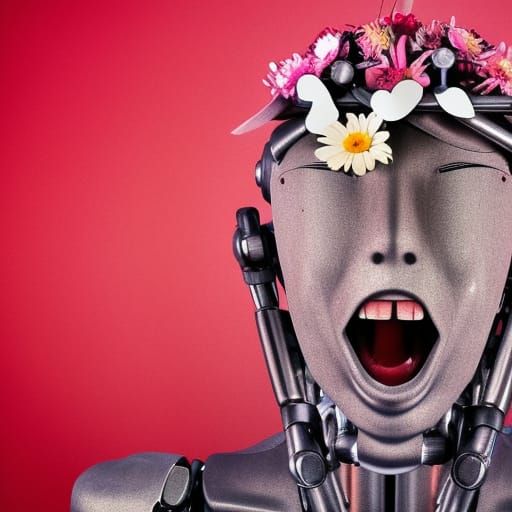 Humanoid Laughing : r/nightcafe