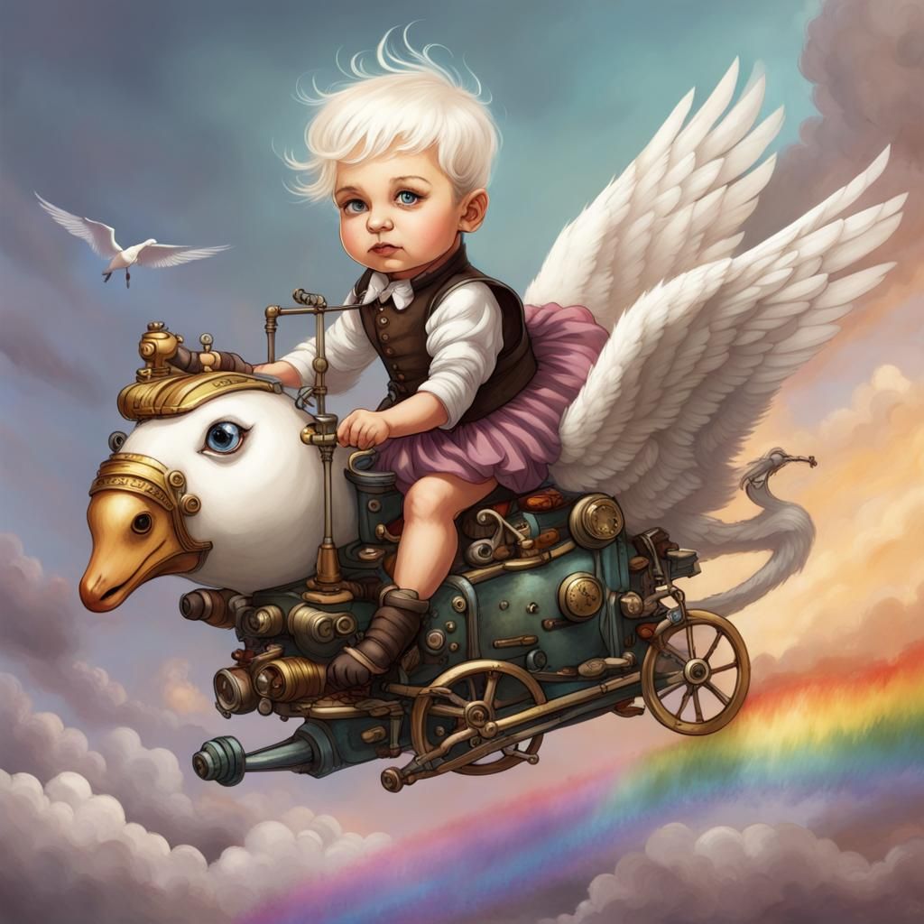 Wing Boy - AI Generated Artwork - NightCafe Creator