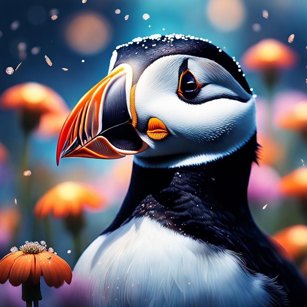 Puffin - AI Generated Artwork - NightCafe Creator