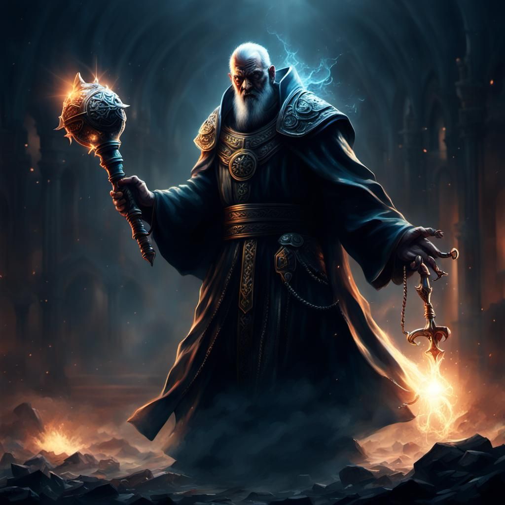 Dark Priest - AI Generated Artwork - NightCafe Creator