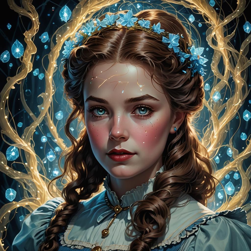 Dorothy Gale portrait - AI Generated Artwork - NightCafe Creator