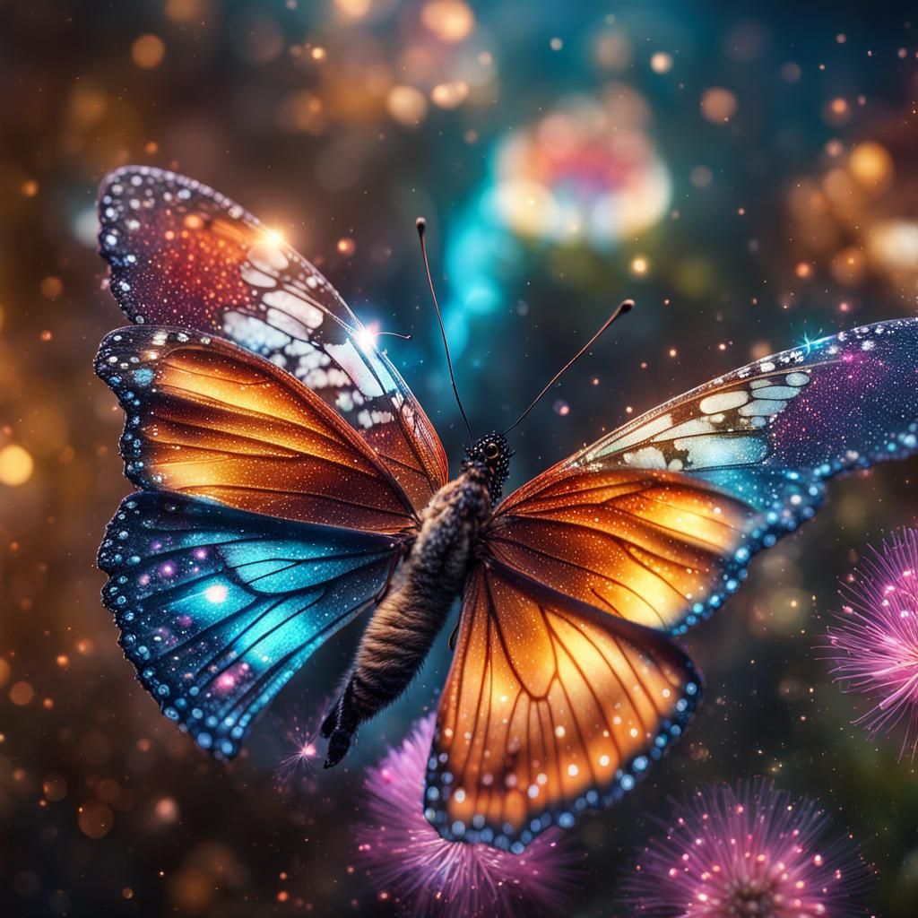 Cosmic butterfly - AI Generated Artwork - NightCafe Creator