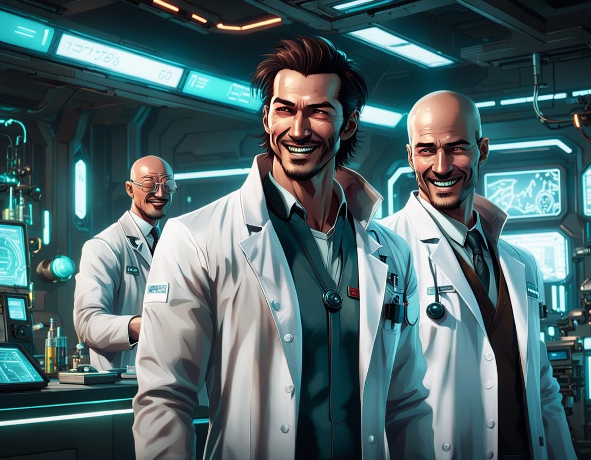 At the mad scientist's lab - AI Generated Artwork - NightCafe Creator