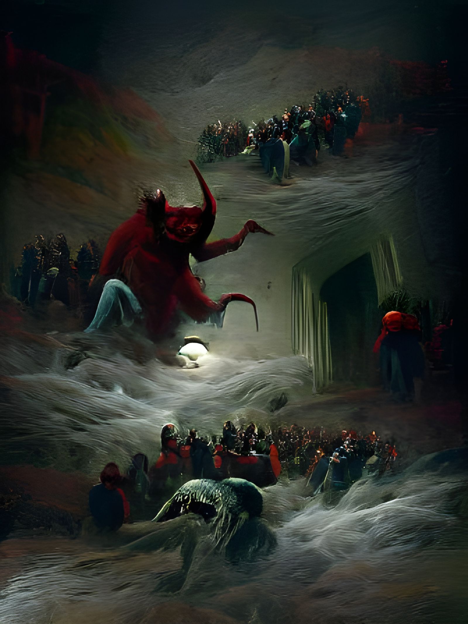 The Demons Are Loose - AI Generated Artwork - NightCafe Creator