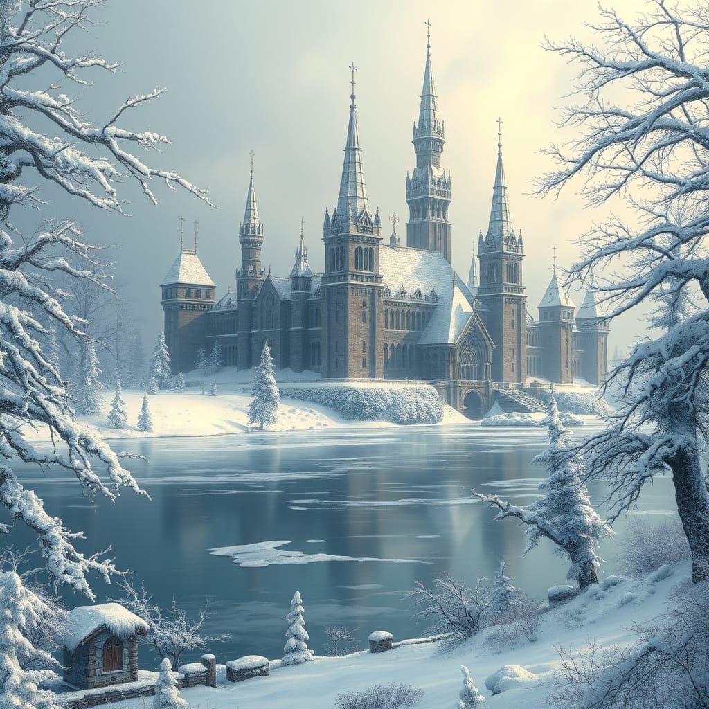 Winterscape kingdoms come - Whimsical Winter Kingdoms Rise f...