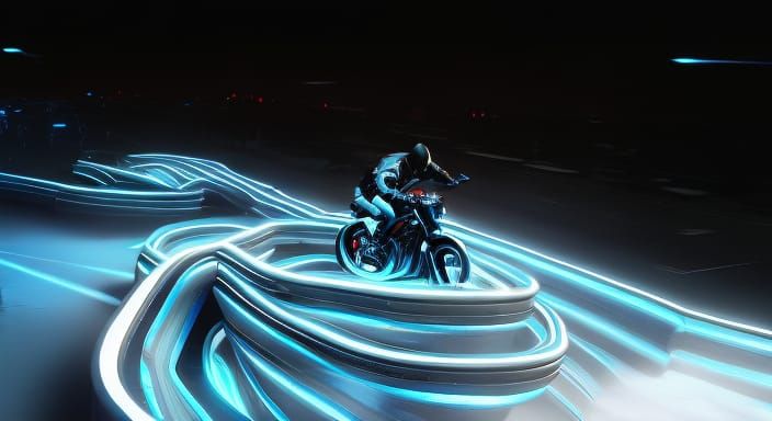 TRON - AI Generated Artwork - NightCafe Creator