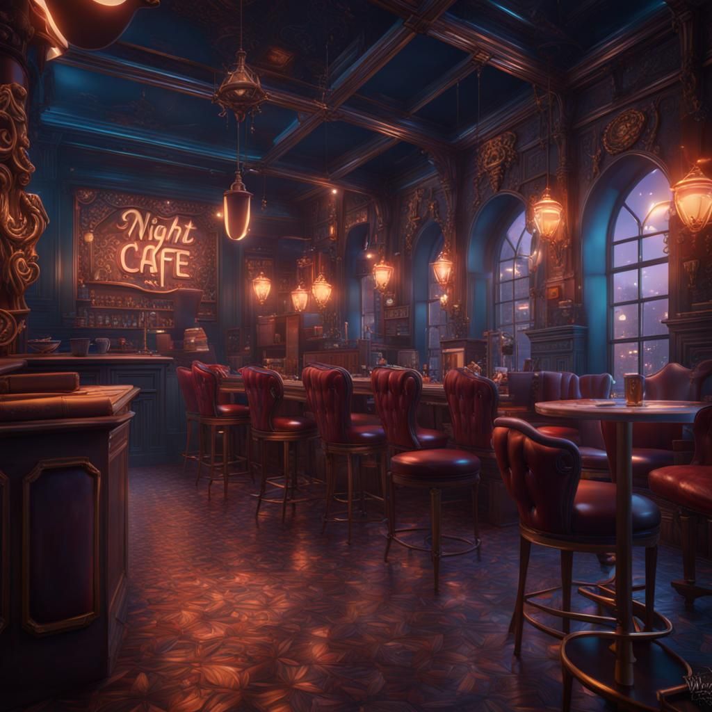 "Night Cafe" - AI Generated Artwork - NightCafe Creator