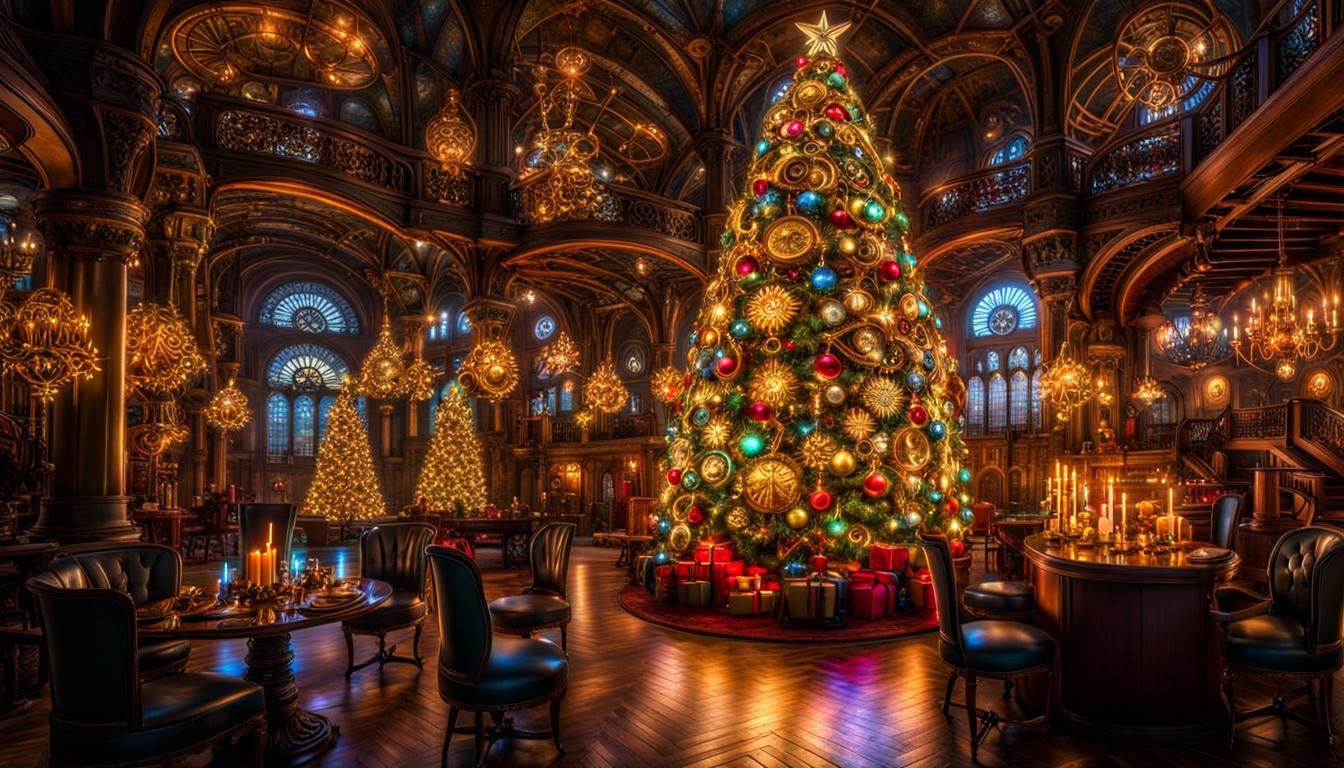 Christmas Tree - AI Generated Artwork - NightCafe Creator