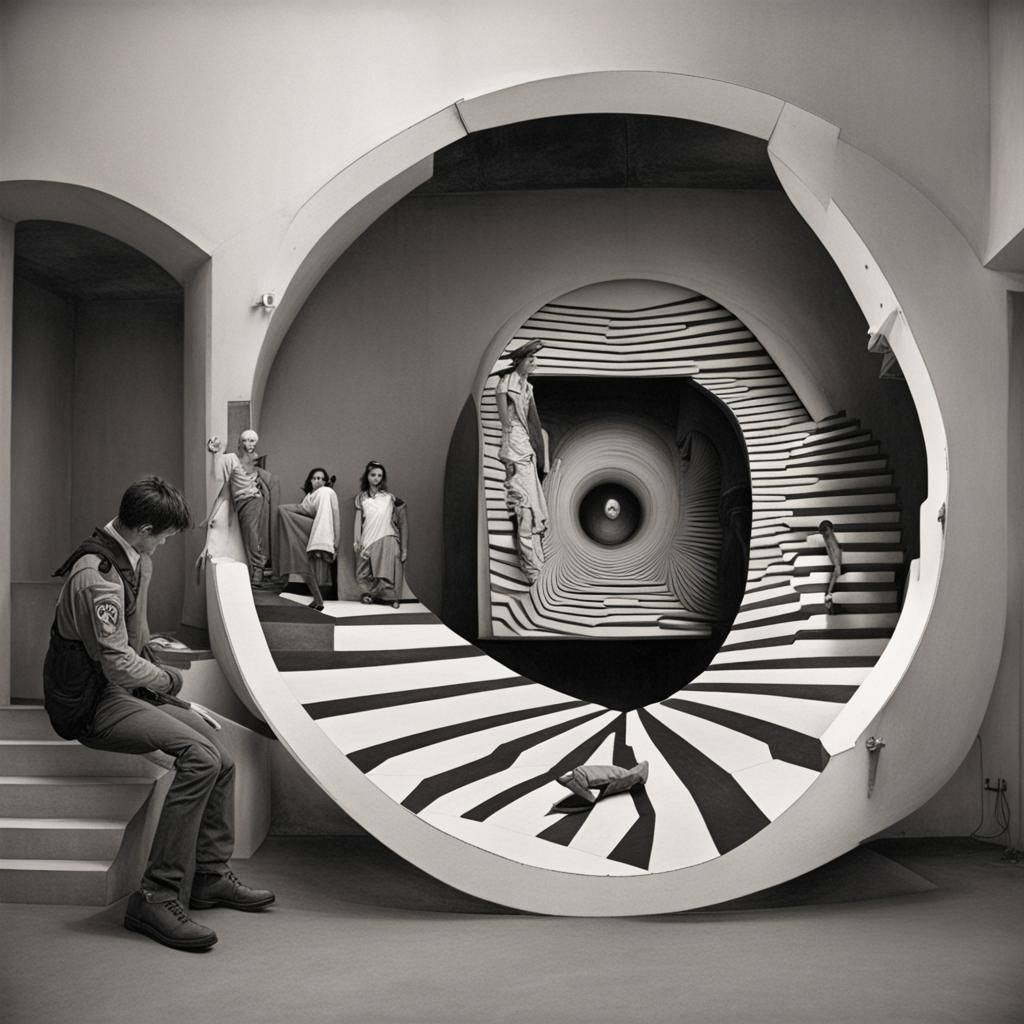 Optical illusions anamorphic - AI Generated Artwork - NightCafe Creator