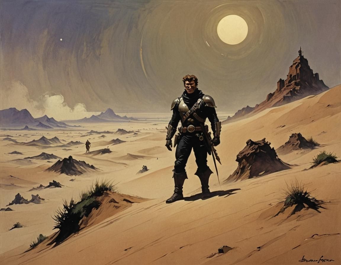 Dune by Frank Frazetta - AI Generated Artwork - NightCafe Creator
