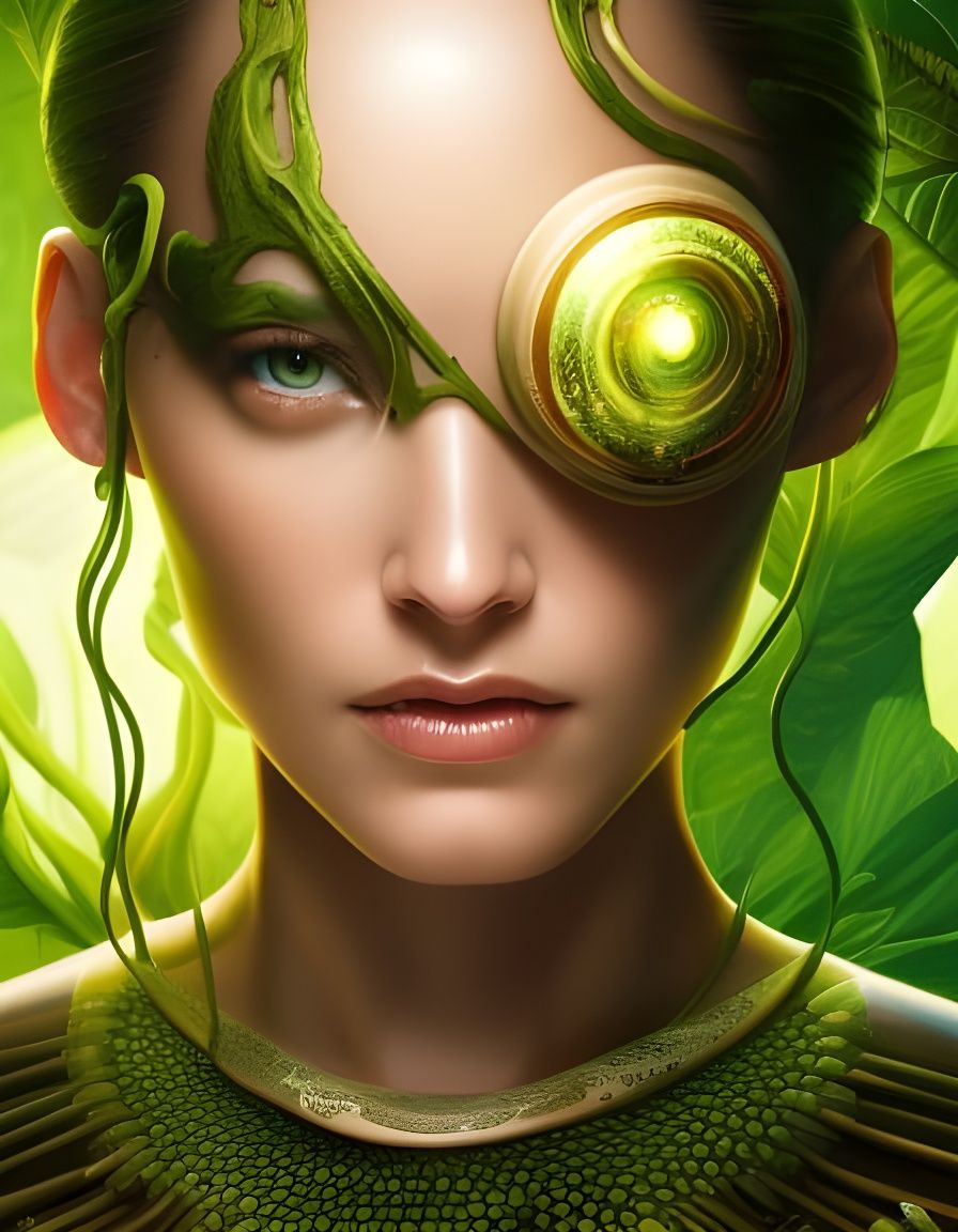 Algal Emissary - AI Generated Artwork - NightCafe Creator