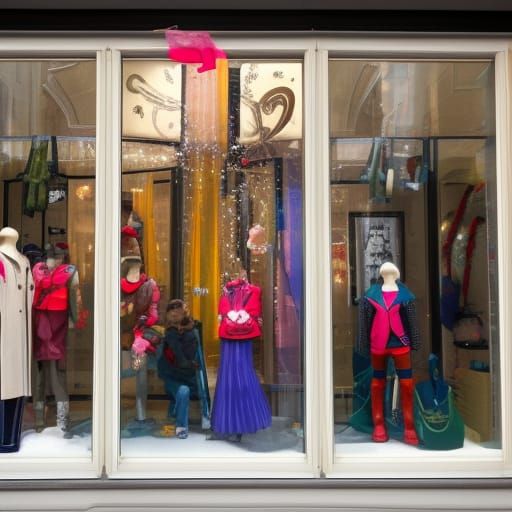 Random store window display - AI Generated Artwork - NightCafe Creator