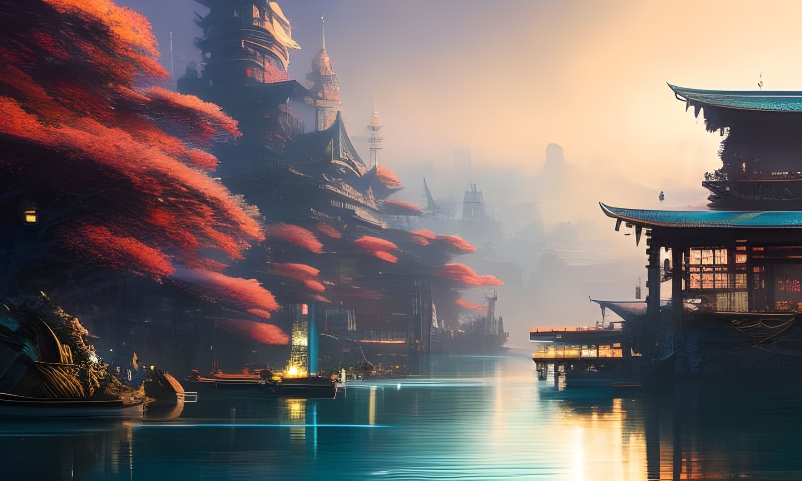 Calm - AI Generated Artwork - NightCafe Creator