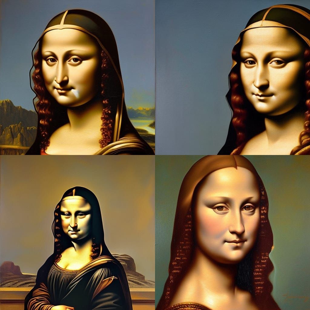 Mona Lisa - AI Generated Artwork - NightCafe Creator