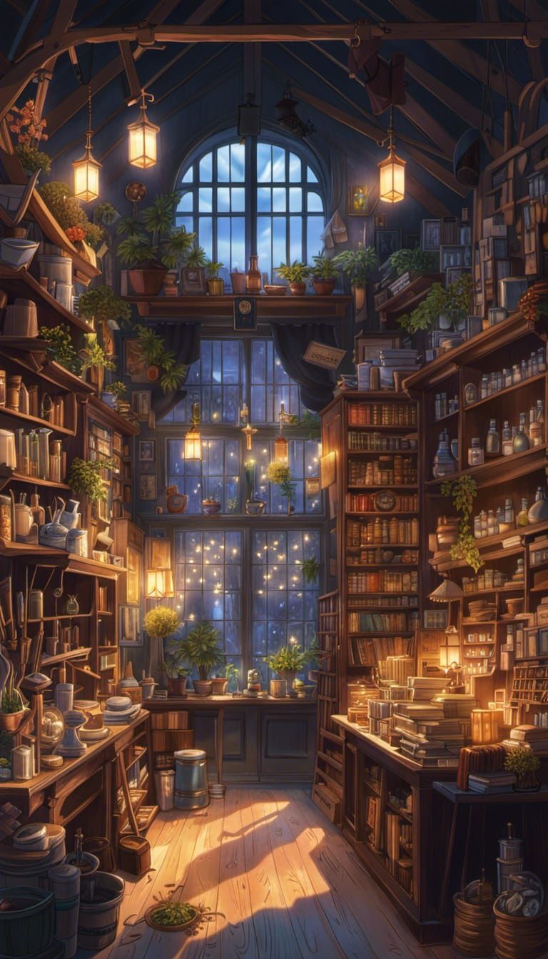 Trinket shop - AI Generated Artwork - NightCafe Creator