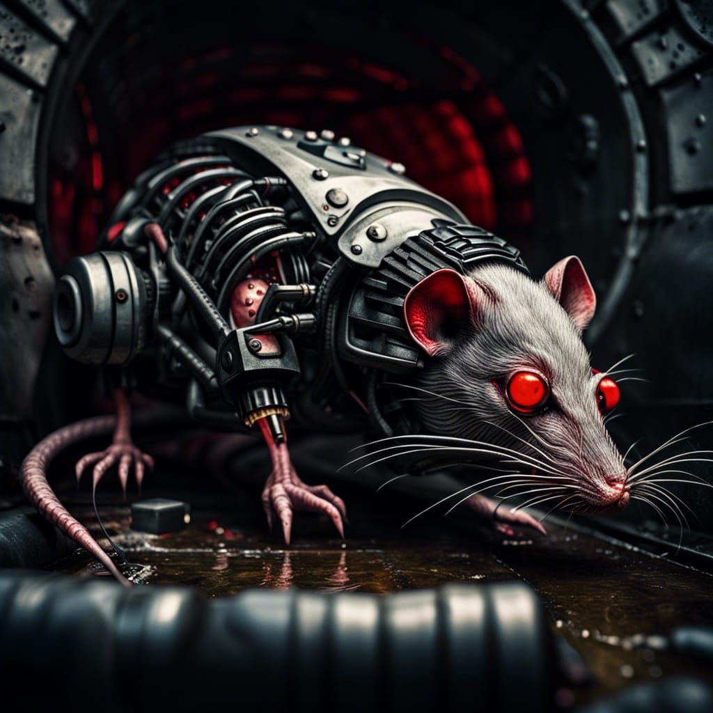 Robotic Rat - AI Generated Artwork - NightCafe Creator