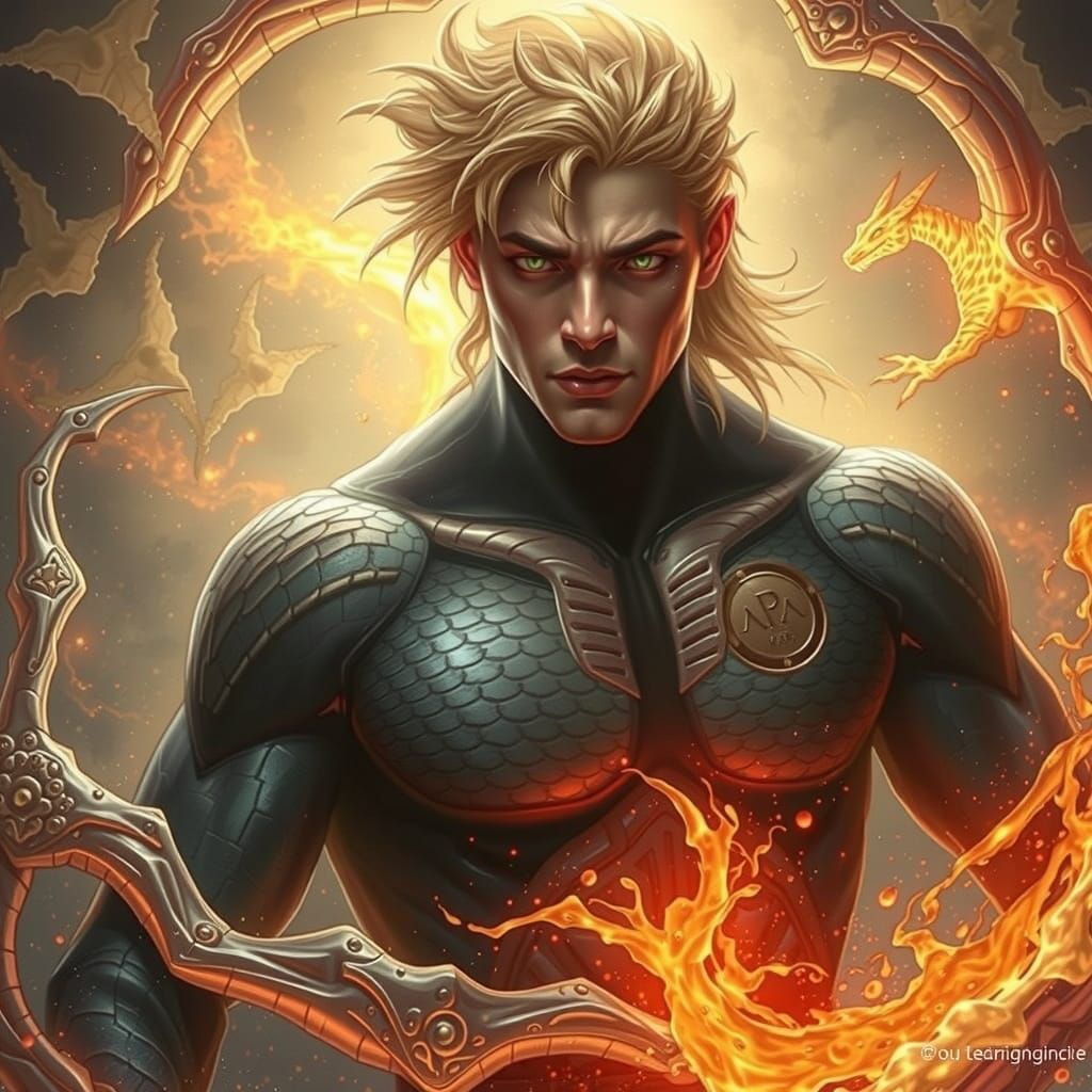 Dragon Shapeshifts into Man in Intense, Painful Tr... - AI Art