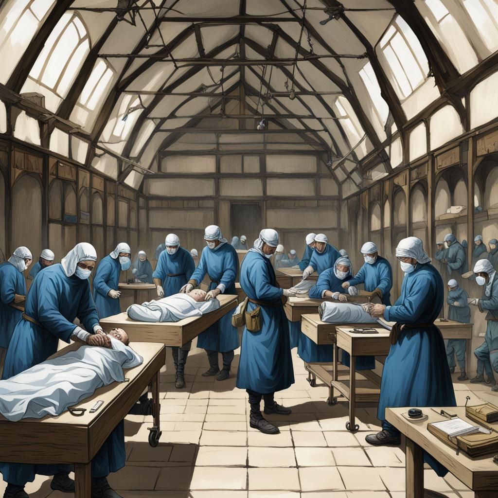 Renaissance surgery - AI Generated Artwork - NightCafe Creator