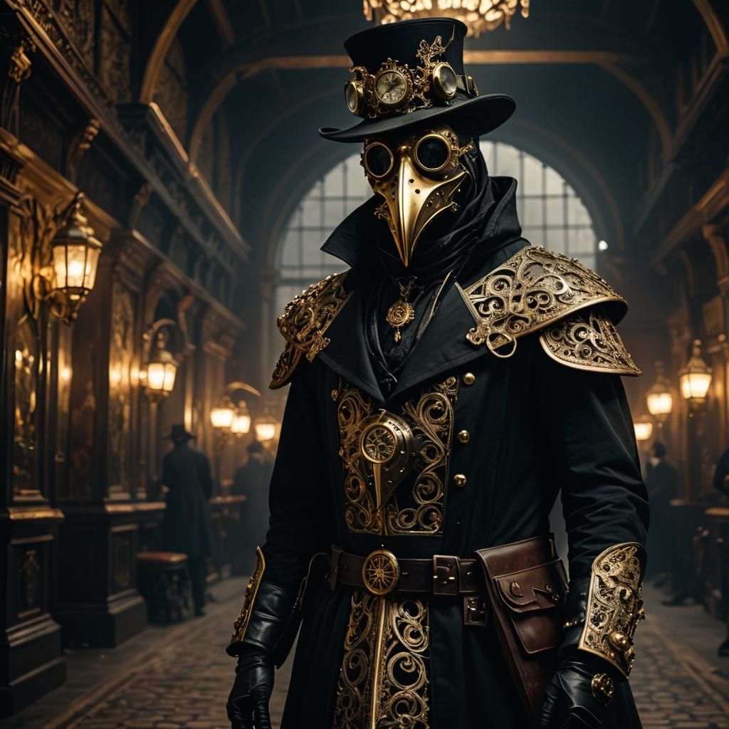 Victorian steampunk plague doctor - AI Generated Artwork - NightCafe ...