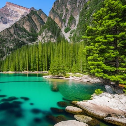 extraordinarily exotic: ethereal: emerald: evergreen - AI Generated ...