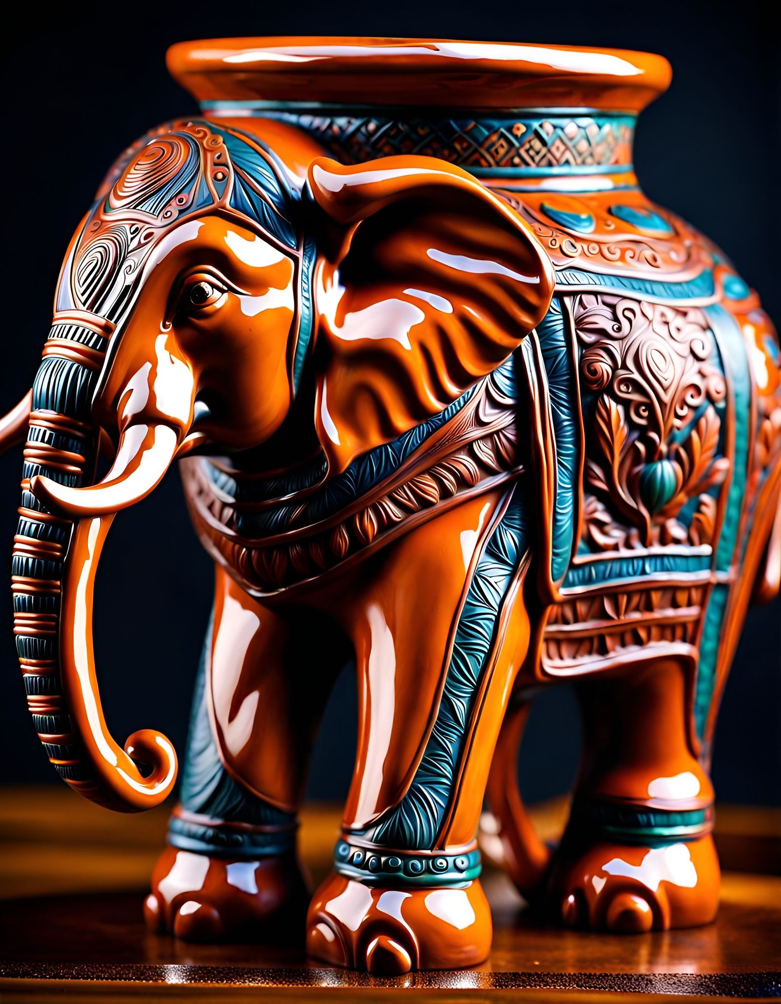 Pachydermy Pottery - AI Generated Artwork - NightCafe Creator