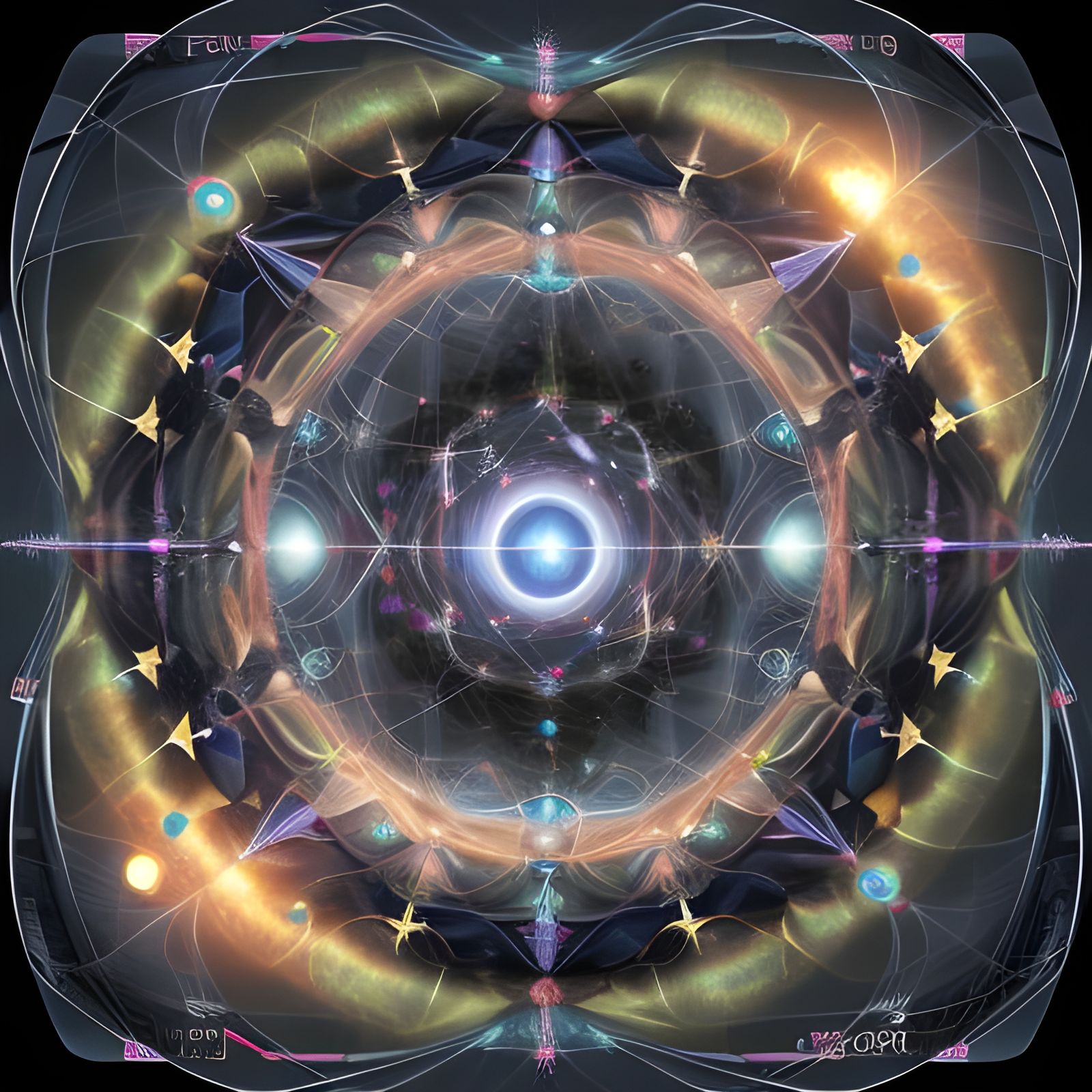 CERN'S Hadron Collider creating a multiverse. - AI Generated Artwork ...