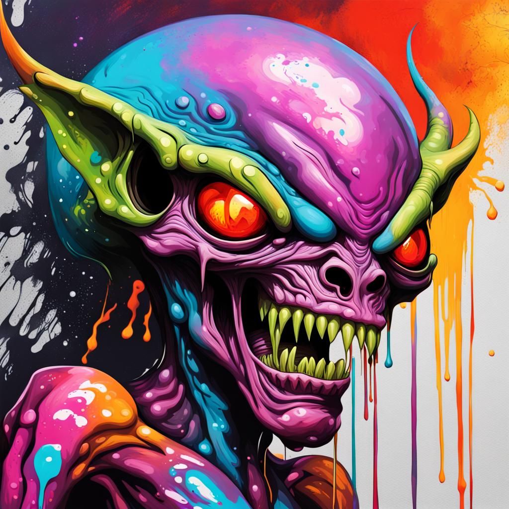 demon alien - AI Generated Artwork - NightCafe Creator